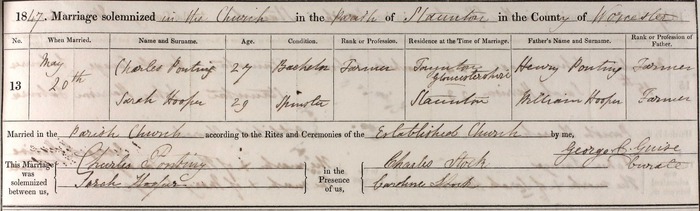 Appendix J :: Pontings-family-history